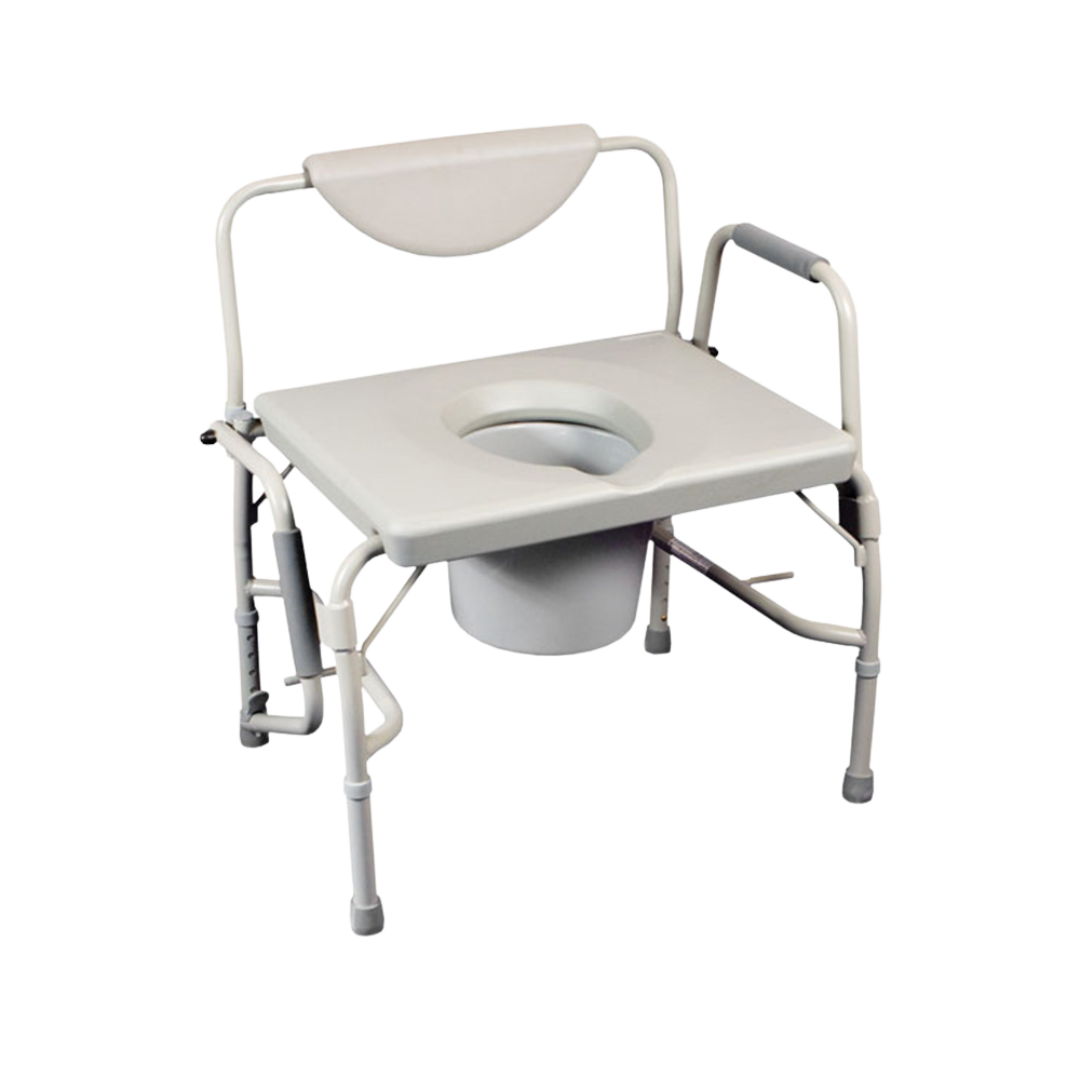 Bariatric Drop Arm Commode/Over Toilet Aid