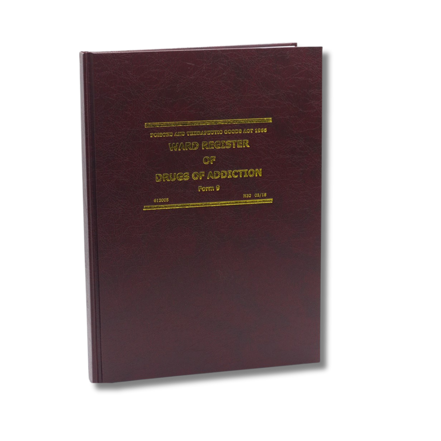 Controlled Drug Register Book NSW Only